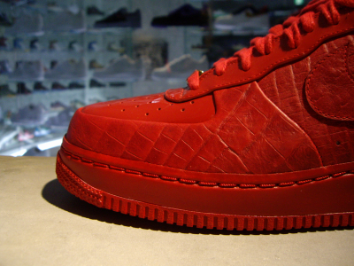 Nike Air Force 1 - Red Croc - Red Patent (Hectic) - SneakerNews.com