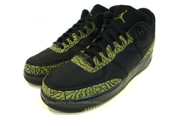 Air Jordan Force III (AJF 3) Fusion - Black - Scenery Green ...