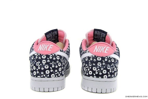 Nike Dunk Low WMNS- Floral - Navy - White - SneakerNews.com
