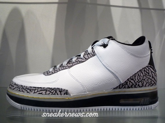 Air Jordan Force III (AJF 3) - White/Metallic Silver-Black-Varsity ...