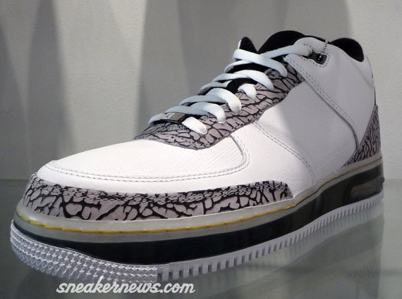Air Jordan Force III (AJF 3) - White/Metallic Silver-Black-Varsity ...