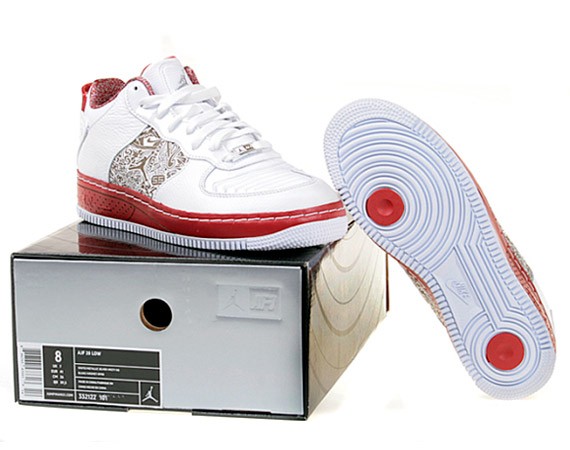 Air Jordan Force XX (AJF 20) Low- White - Red - SneakerNews.com