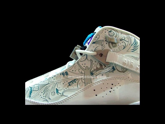 Air Jordan Six Rings - White - Silver - University Blue - Utah Jazz ...