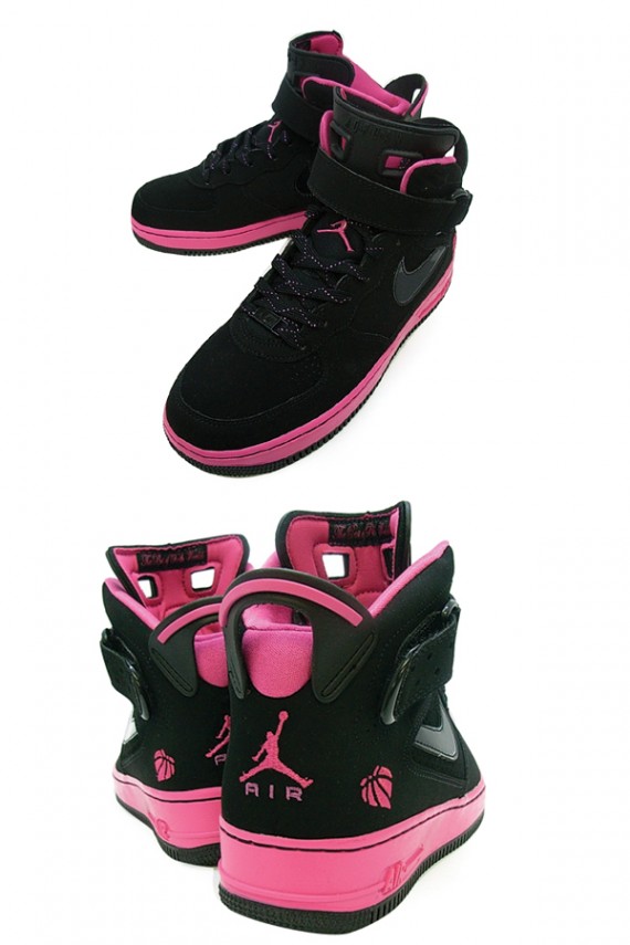 Air Jordan Force VI (AJF 6) GS - Black - Pink - SneakerNews.com