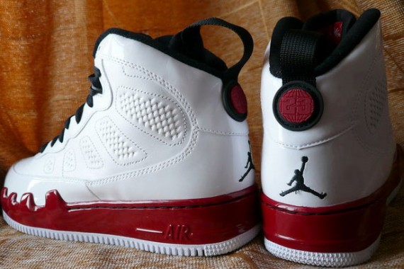 Air Jordan Force IX (AJF 9) Fusion - White - Red - SneakerNews.com