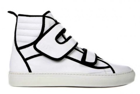 Raf Simmons High Top Sneakers - SneakerNews.com
