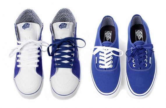 Vans Authentic & Sk8-Hi - Royal Blue Checkered Pack - SneakerNews.com