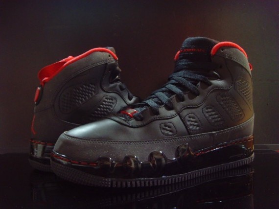 Air Jordan Force IX LS (AJF 9) - Black - Varsity Red - Charcoal ...