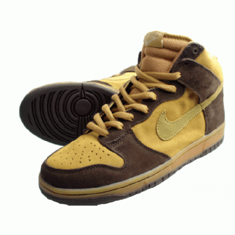 Nike Dunk High Pro SB - Brown Pack High - Maple - Hay - Baroque Brown ...