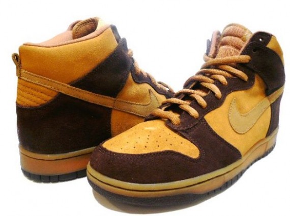 Nike Dunk High Pro SB - Brown Pack High - Maple - Hay - Baroque Brown ...