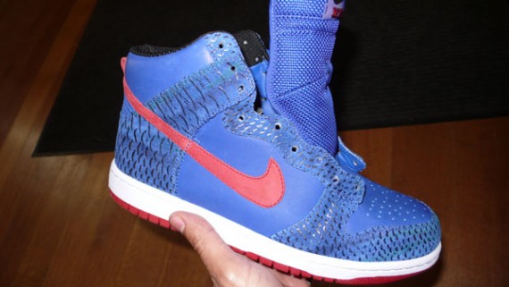 Nike x Eddie Cruz - Dunk High - LA Dodgers & USC Trojans - SneakerNews.com