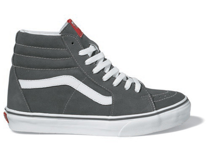 Vans Sk8-Hi - Charcoal + Black + Blue Mini-Check - SneakerNews.com