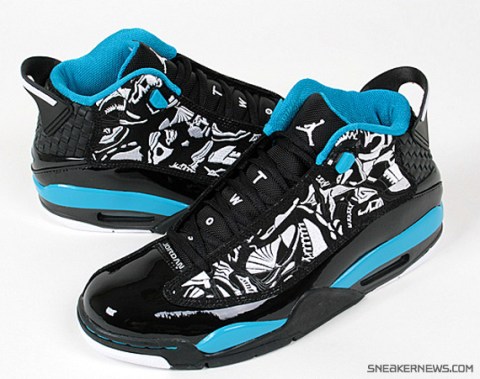Air Jordan Dub Zero - Black - White - Laser Blue - SneakerNews.com