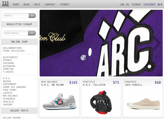 A.R.C. (Alife Rivington Club) - New Website - SneakerNews.com