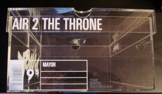 Plexiglass Sneaker Box Customized for Mayor - SneakerNews.com