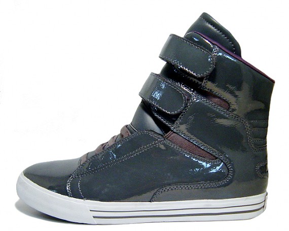 Supra TK Society - Grey Patent Leather - SneakerNews.com