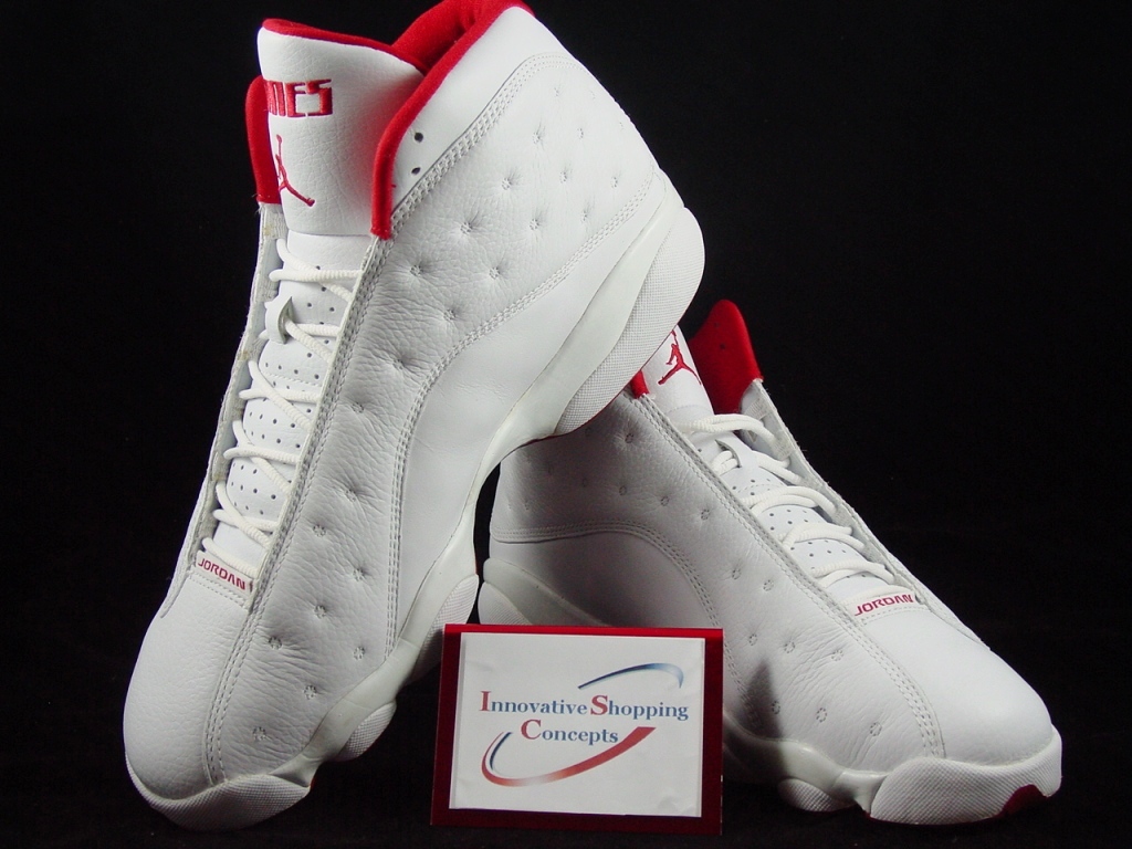 Air Jordan XIII (13) Eddie Jones PE - Miami Heat Home - SneakerNews.com