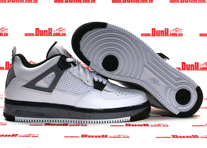 Air Jordan Force IV (AJF 4) - White - Cement - Black - SneakerNews.com