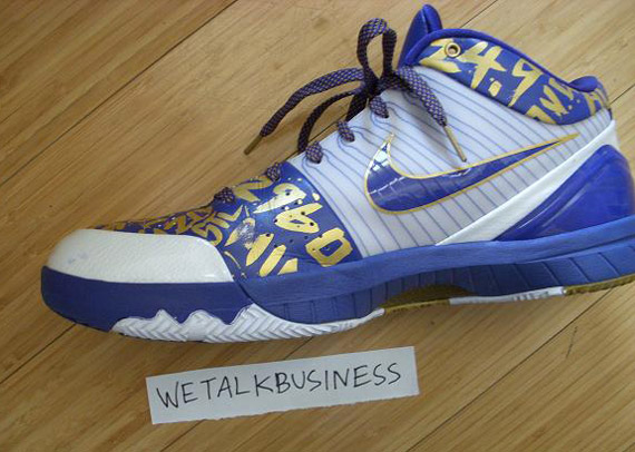 Nike Zoom Kobe IV - 61 Points Edition - NBA Finals - Game Worn by Kobe ...