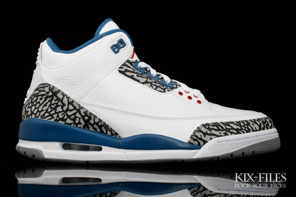 Air Jordan III (3) Retro - True Blue - Detailed Pictures - SneakerNews.com