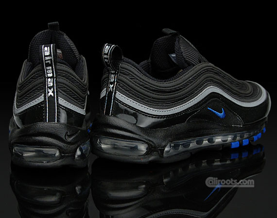 Nike Air Max 97 - Black Patent Leather - Blue - Red - SneakerNews.com