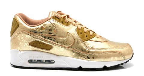 Nike Air Max 90 - Gold Splatter - SneakerNews.com