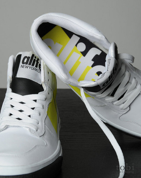 ALIFE Everybody High Hi-Lite - White + Grey - SneakerNews.com