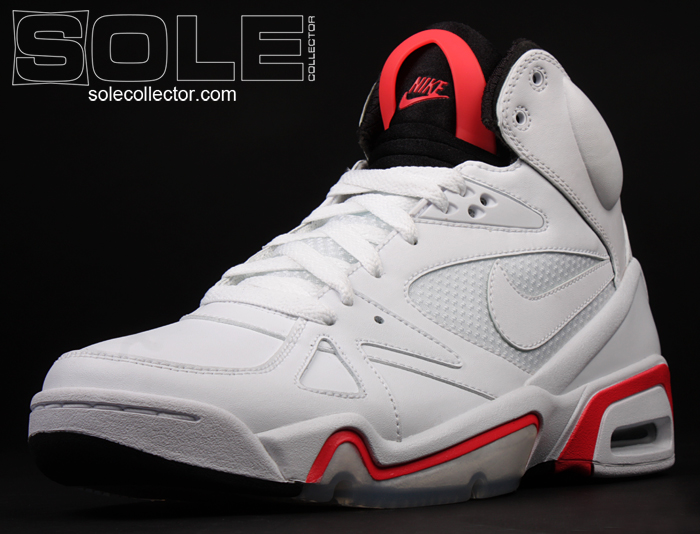 Nike Air Hoop Structure - White - Hot Red - Black - SneakerNews.com