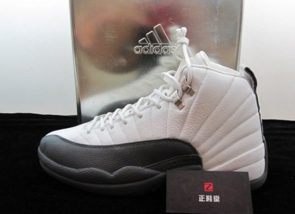 Air Jordan XII (12) Retro - White - Flint Grey - Sample - SneakerNews.com