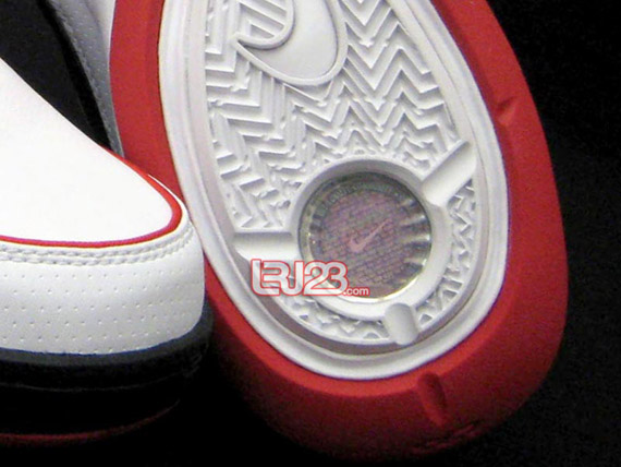 Nike Air Max LeBron VII Low - White - Black - Red - Test Sample ...