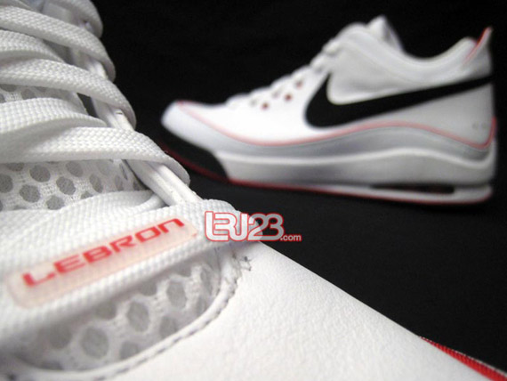 Nike Air Max LeBron VII Low - White - Black - Red - Test Sample ...