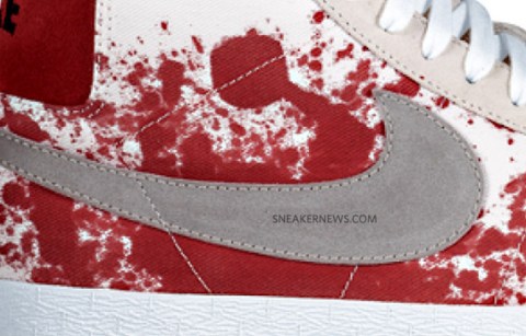 Nike SB Blazer High - Blood Splatter - October 2009 - SneakerNews.com