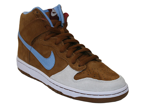 Nike Dunk High Premium - Skate Mental - Hazelnut - Light Blue ...