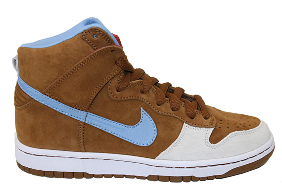 Nike Dunk High Premium - Skate Mental - Hazelnut - Light Blue ...
