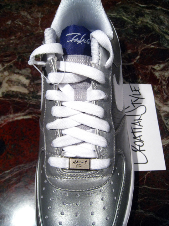 Futura x Nike Air Force 1 Low - Metallic Silver - Sample on eBay ...