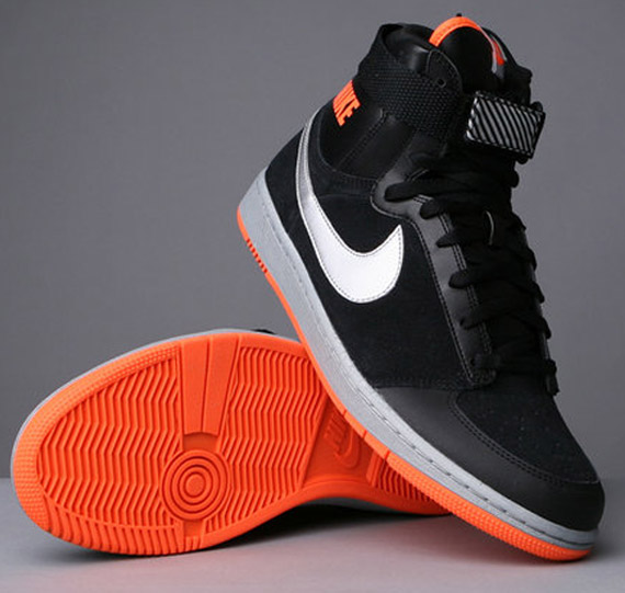 Nike Dynasty High - Black - Metallic Silver - Orange - SneakerNews.com