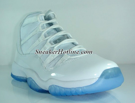 Air Jordan XI (11) GS - White - Ice Blue - New Images - SneakerNews.com