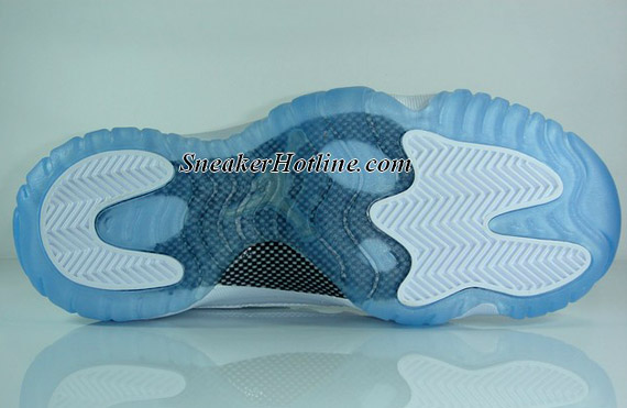 Air Jordan XI (11) GS - White - Ice Blue - New Images - SneakerNews.com