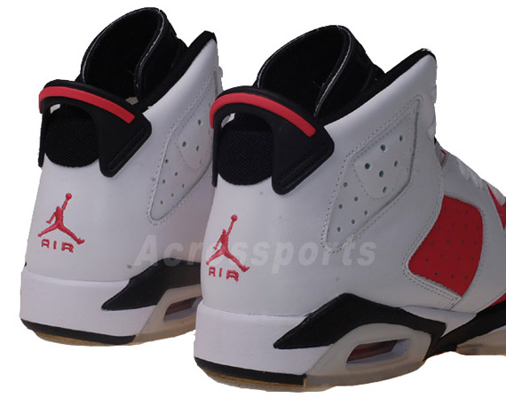 Air Jordan VI (6) GS - White - Coral Rose - Detailed Images ...