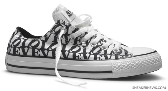 Converse All Star Robert Indiana - LOVE - White - Black + Blue - Red ...