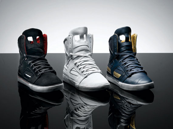 Supra Skytop II - Black + Navy/Gold - Available Friday - SneakerNews.com