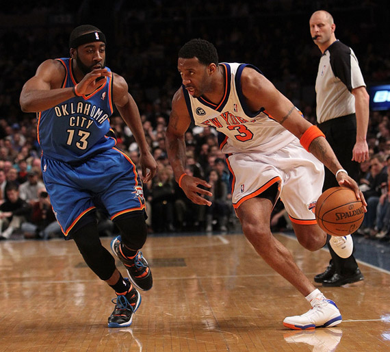 NBA Feet: Tracy McGrady - adidas TS Supernatural Creator - Knicks Home PE - SneakerNews.com