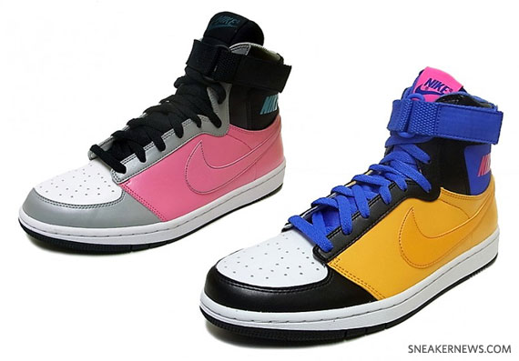 Nike Dynasty High - Pink - Silver + Black - Yellow - SneakerNews.com