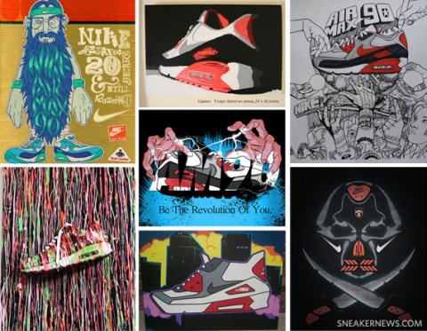 Foot Locker Air Max 90 Art Competition - SneakerNews.com