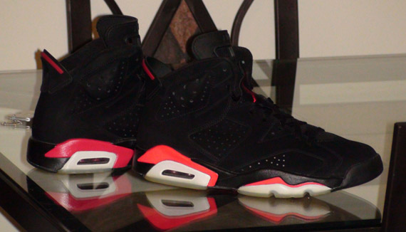 Air Jordan VI (6) - Varsity Red Turned into Infrared - SneakerNews.com