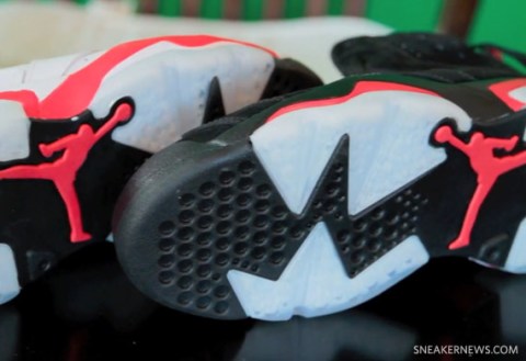 Air Jordan VI Infrared Pack - Side By Side Comparison Video ...