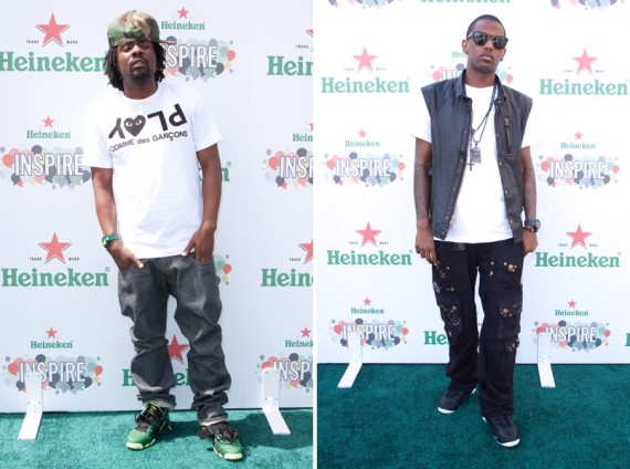 Celebrity Feet: Wale & Fabolous - Heineken Inspire Event - SneakerNews.com