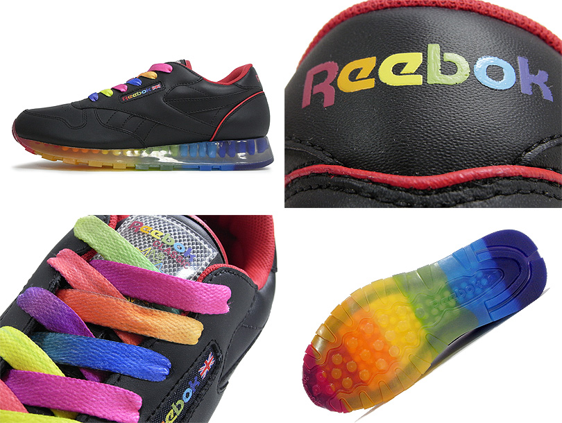 Reebok Women's CL Leather Clear - Rainbow Pack - SneakerNews.com