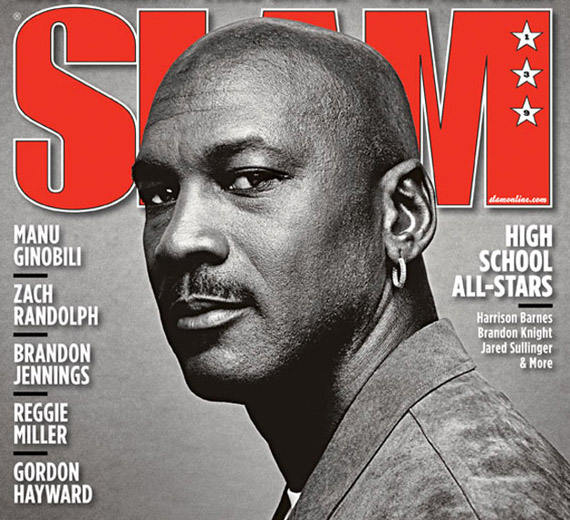 Michael Jordan on cover of SLAM Magazine July 2010 Issue - SneakerNews.com