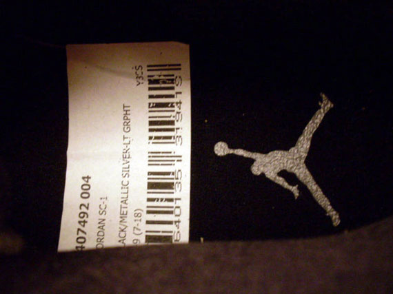 Air Jordan Flight SC-1 - Black - Light Graphite - Metallic Silver ...